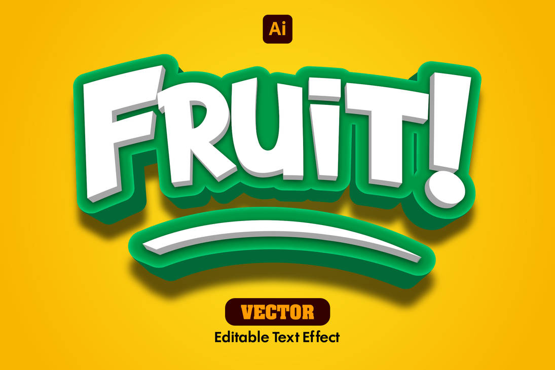 Free 3D Text Effect Vector by ihemalaya on DeviantArt