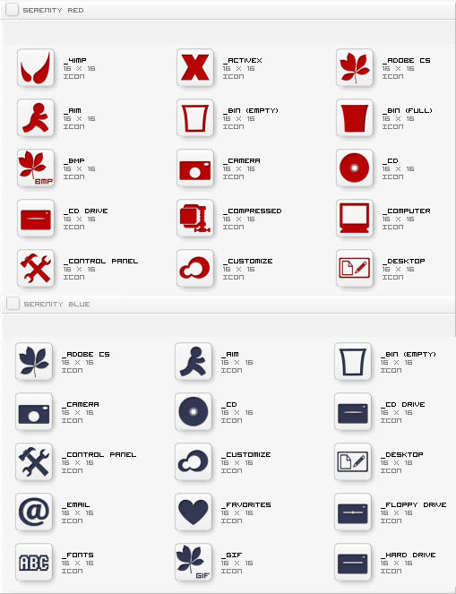 Serenity Icon Pack set4 by heylove on DeviantArt