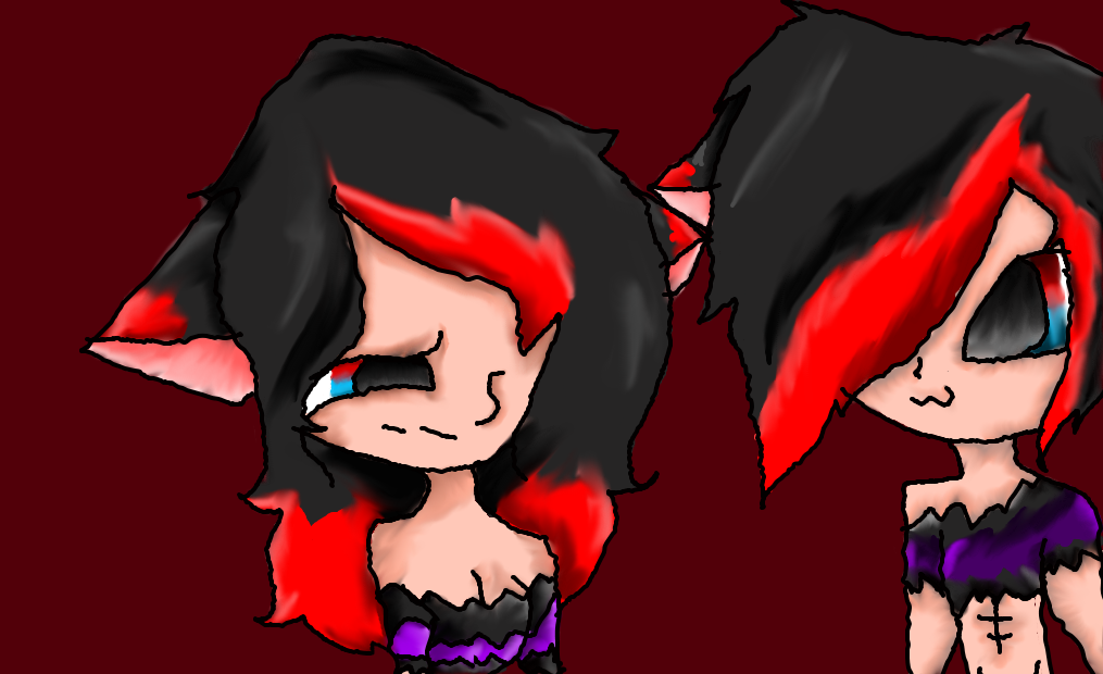 kitten the killer meets her genderbend by Kittensaver2001 on DeviantArt