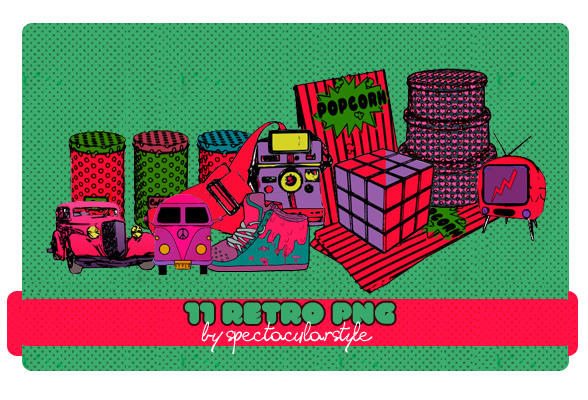 stuff retro png set 03 by spectacularstyle on DeviantArt