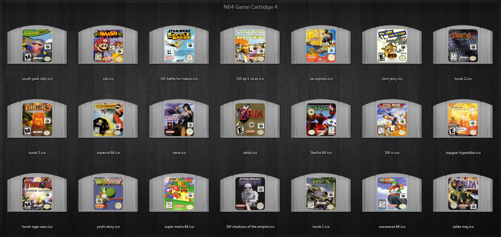 N64 Cartridge icons 4 by fungeye on DeviantArt