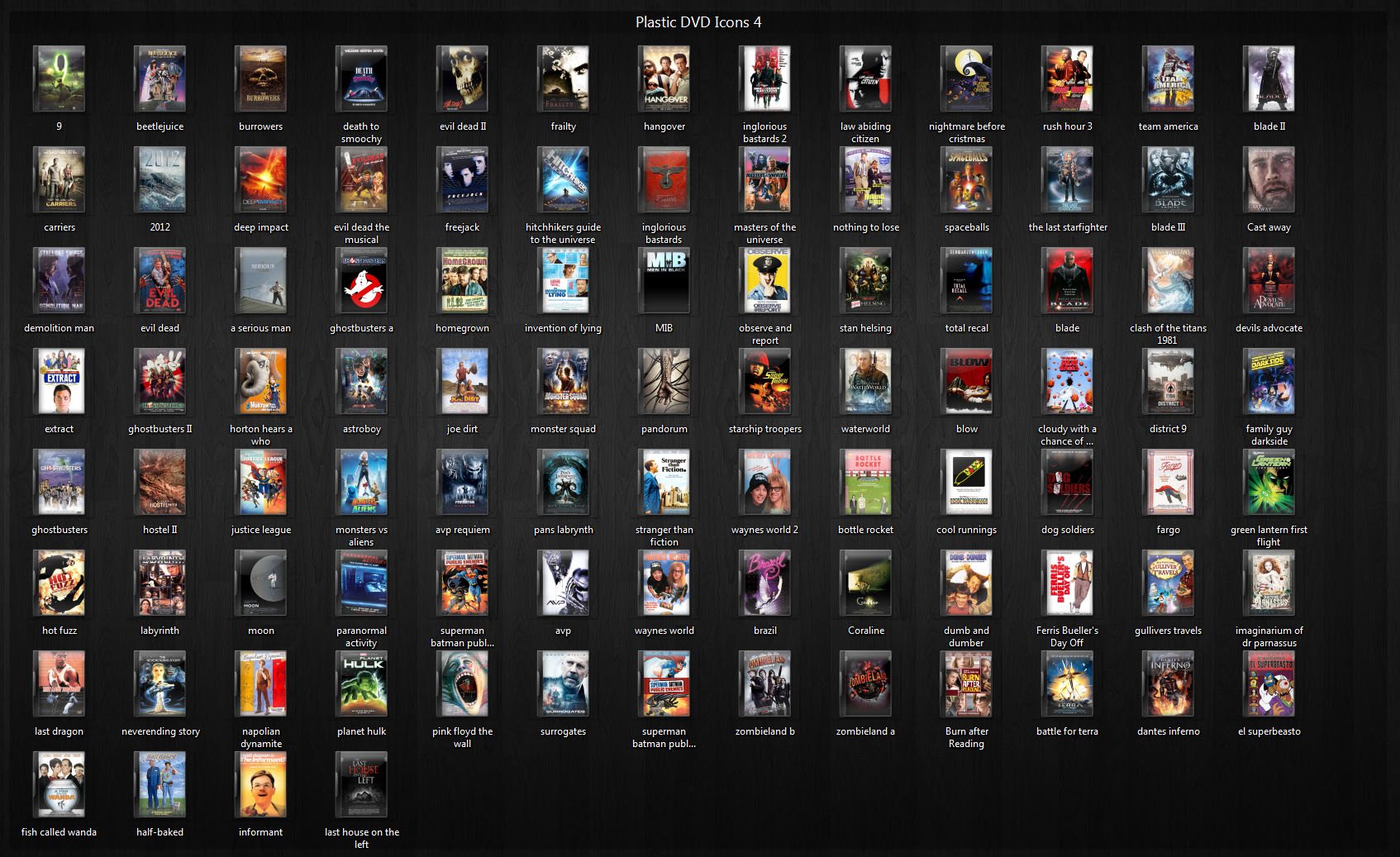 Plastic DVD Icons 4 by fungeye on DeviantArt