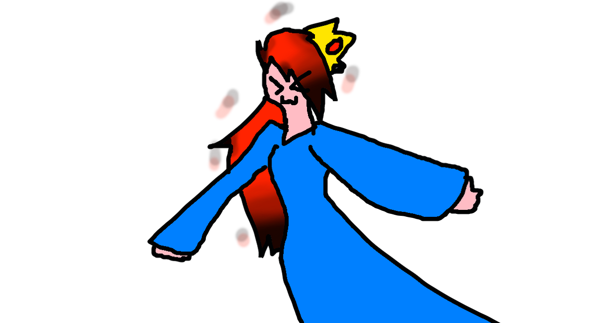 Lava princess dressed up as the iice king XD by S-K-Y-L-I on DeviantArt