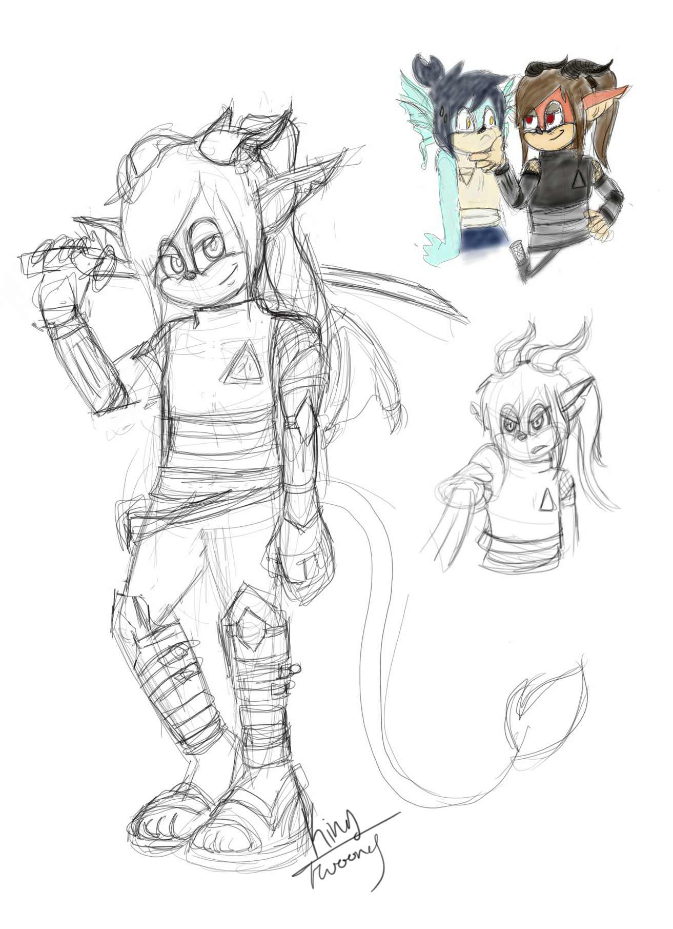 Super old jin concept! by KingTwoony on DeviantArt