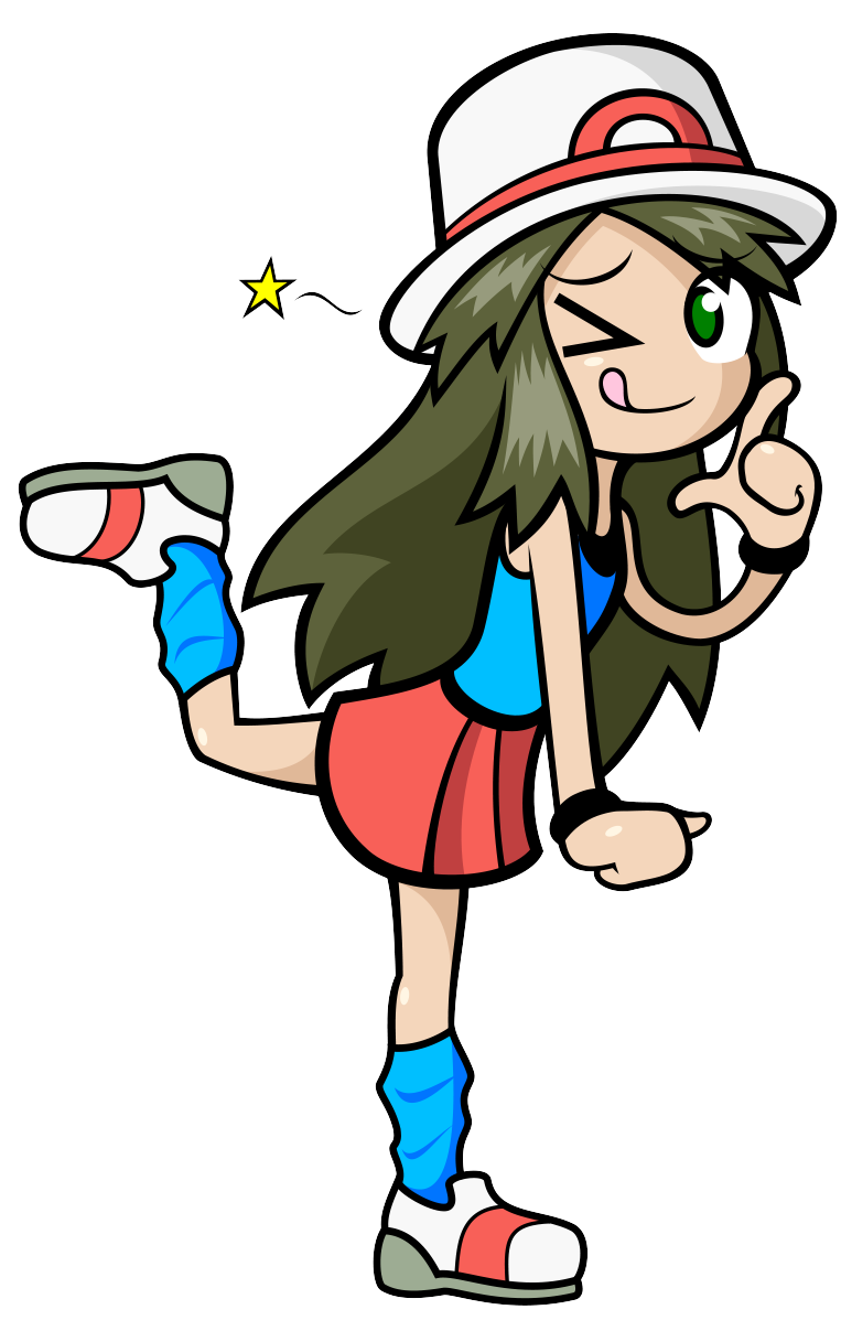 Pokemon Trainer, Leaf by AgentDajo on DeviantArt