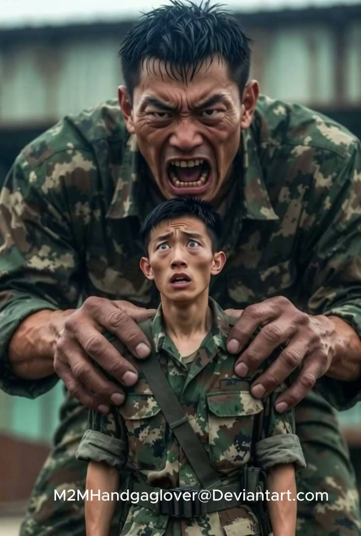 MP4-Cute Chinese Soldier handgagged by huge hand by M2MHandgaglover on ...