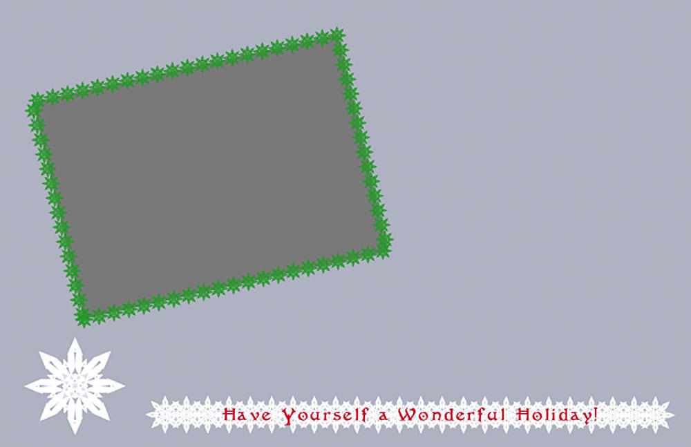 Basic Holiday Card Template by digitalladysyd on DeviantArt