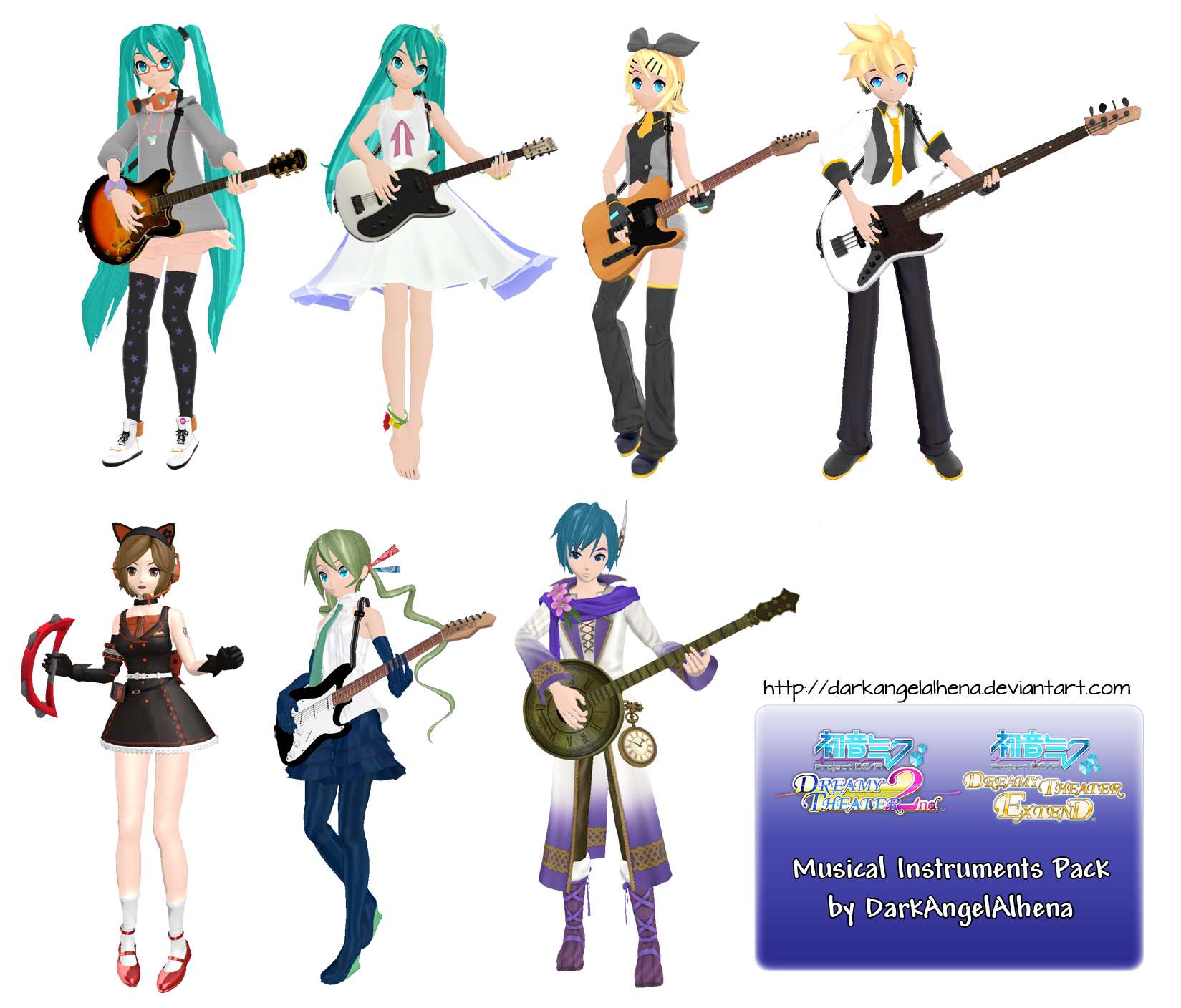 [400+ Watchers Gift] DT 2nd/Ext Instrument Pack DL by DarkAngelAlhena ...