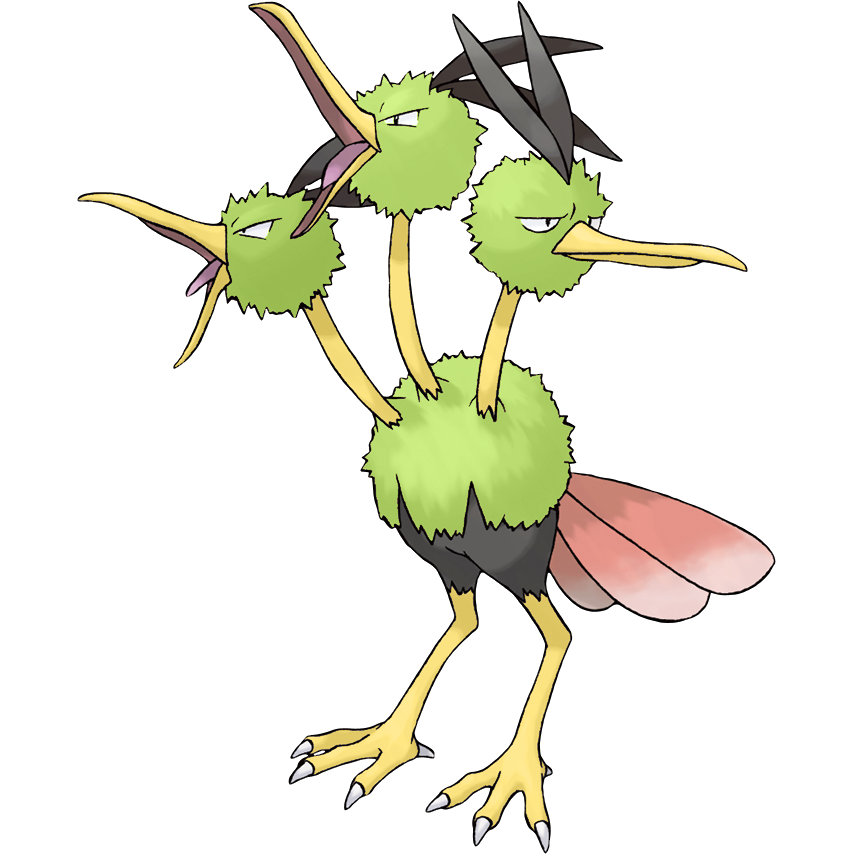 #085 Dodrio by TonOfDirt726 on DeviantArt