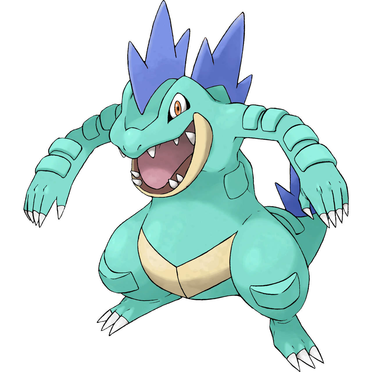 #160 Feraligatr by TonOfDirt726 on DeviantArt