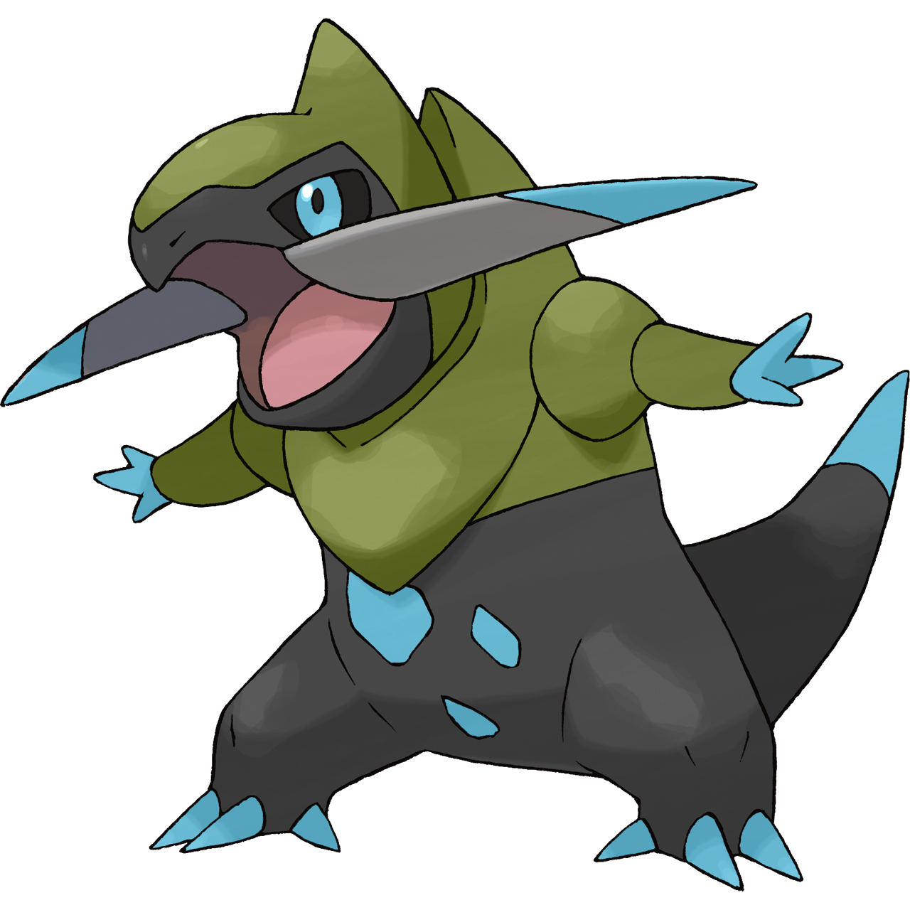 #611 Fraxure by TonOfDirt726 on DeviantArt