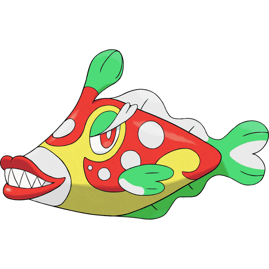 #779 Bruxish by TonOfDirt726 on DeviantArt