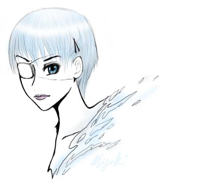 OC: Ice Girl by Miyuki-chi on DeviantArt