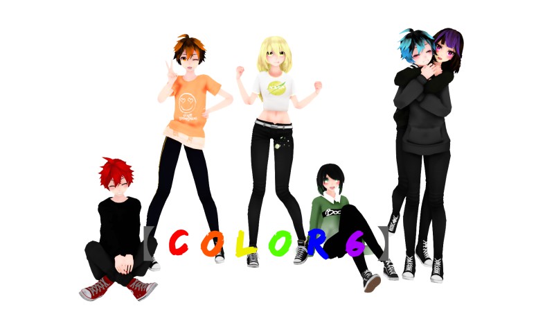 MMD | COLOR 6 models by ForeVerM17 on DeviantArt