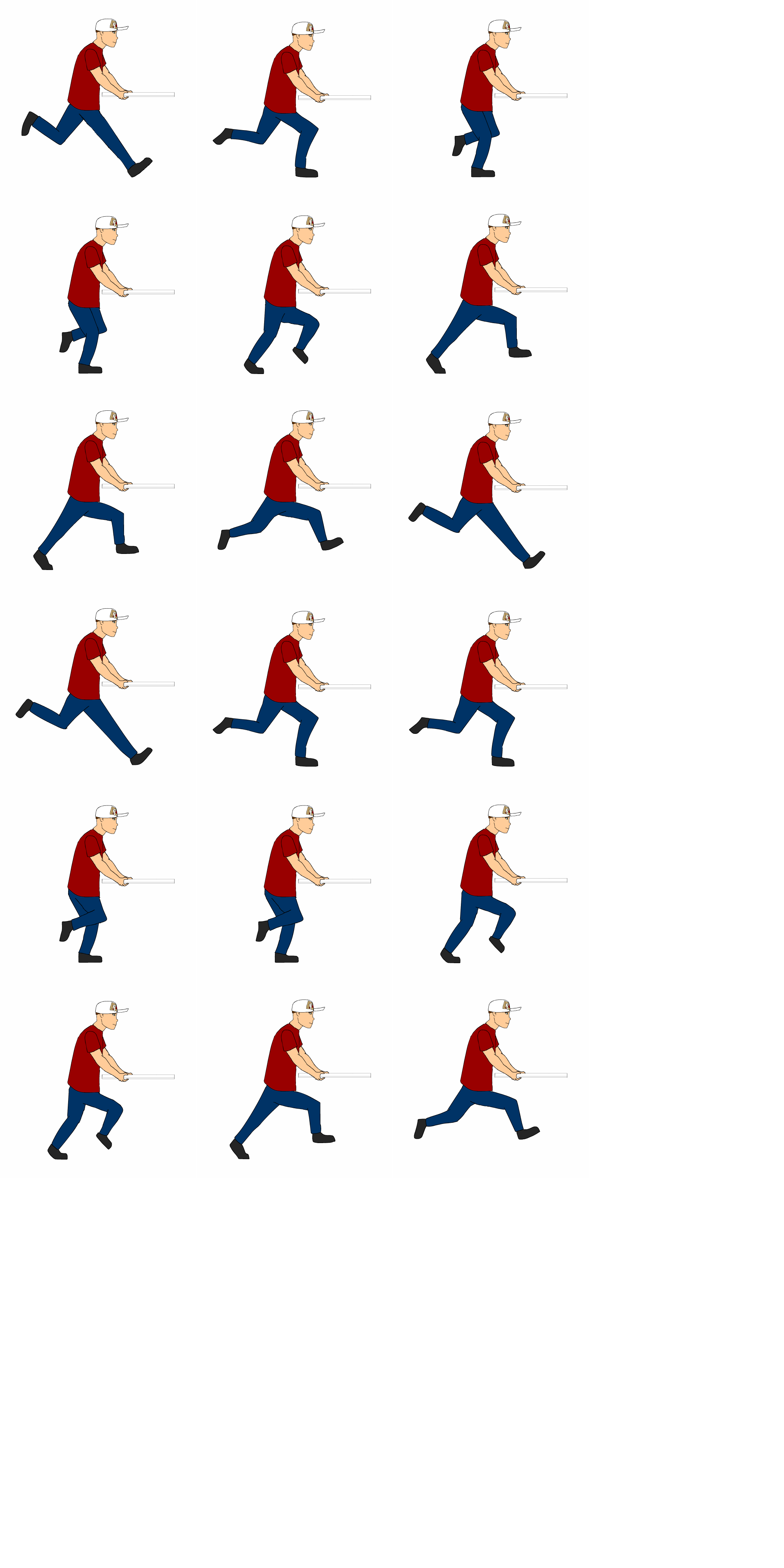 Pizza Delivery Guy unused sprites zip by Kre5h on DeviantArt