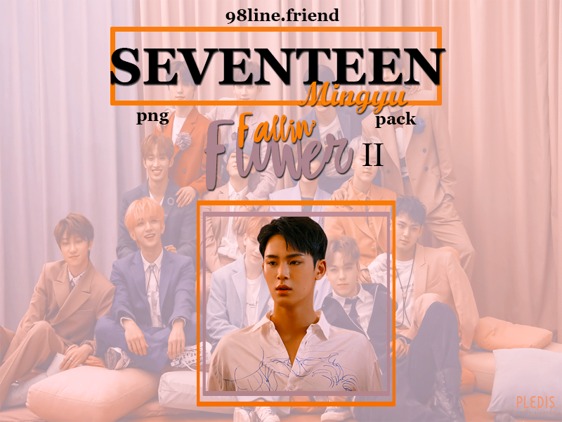 MINGYU (SEVENTEEN) PNG PACK: Fallin' Flower 2 by 98linefriend on DeviantArt