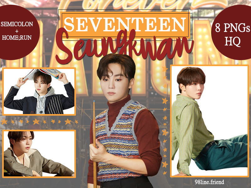 SEUNGKWAN (SVT) PNG PACK: SEMICOLON + HOME:RUN by 98linefriend on ...