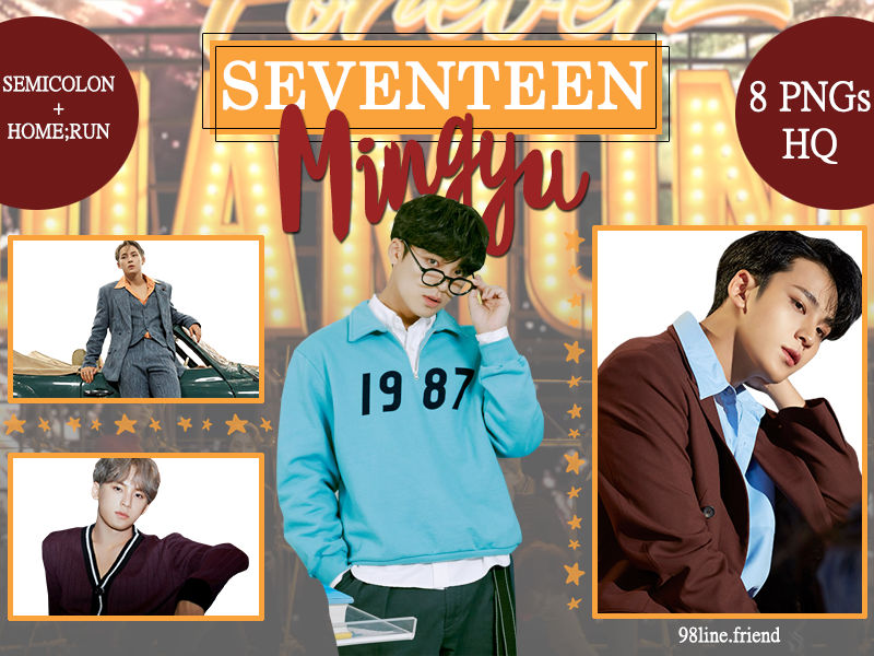 MINGYU (SVT) PNG PACK: SEMICOLON + HOME:RUN by 98linefriend on DeviantArt