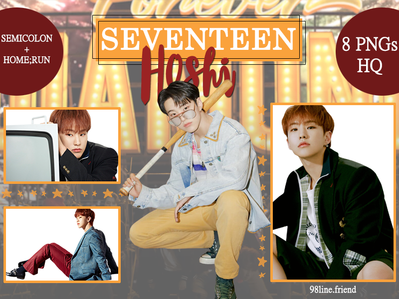 HOSHI (SVT) PNG PACK: SEMICOLON + HOME:RUN by 98linefriend on DeviantArt