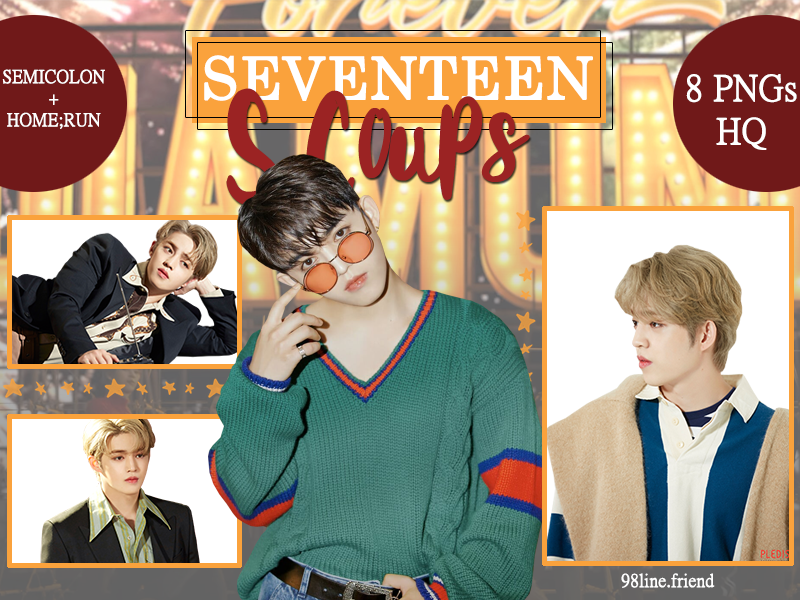 S.COUPS (SVT) PNG PACK: SEMICOLON + HOME:RUN by 98linefriend on DeviantArt