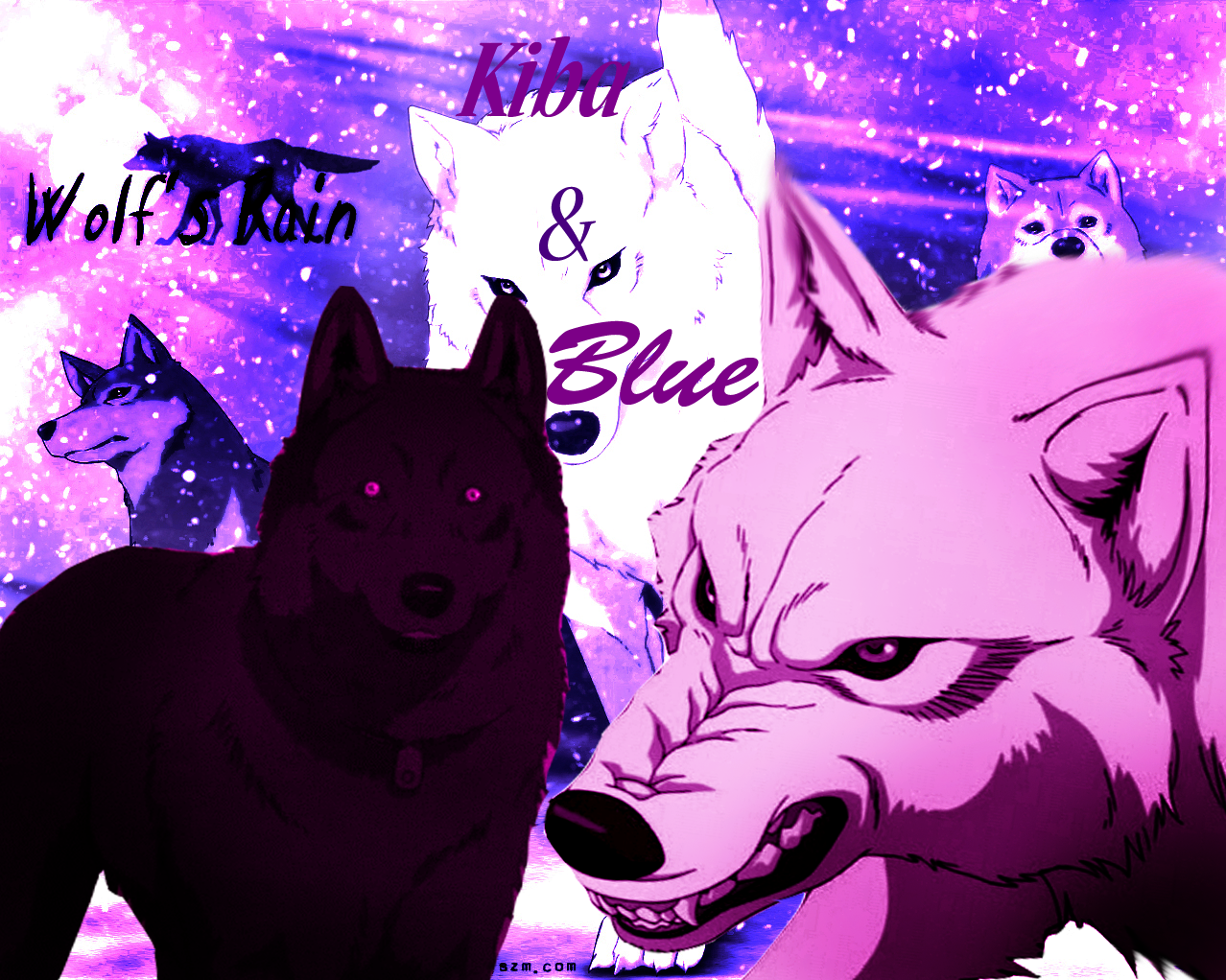 Wolf's Rain - Kiba and Blue by NaNaTheBlackCat on DeviantArt