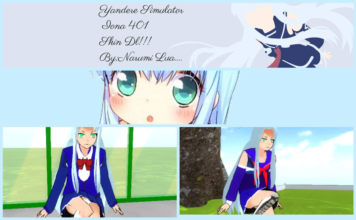 Yandere Simulator Iona 401 Skin Dl!!! by PetitNarumi on DeviantArt