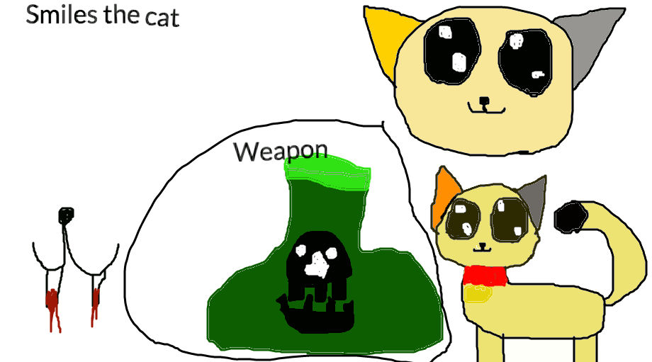 Smiles The Cat: Creepypasta OC by HappyfeetAJ on DeviantArt