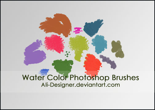 the Water Color brushes by Ali-Designer on DeviantArt