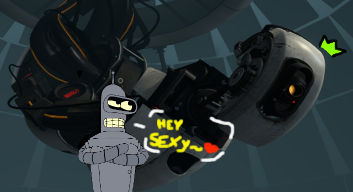 Bender x GlaDoS by TheRealFry1 on DeviantArt