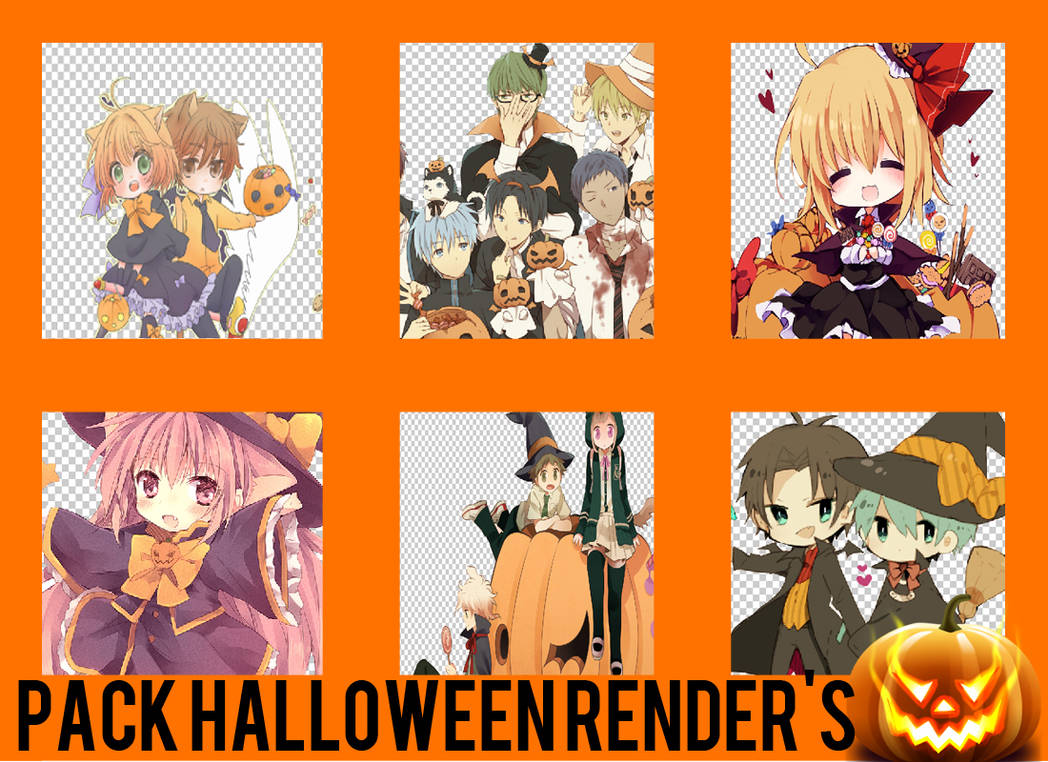 Pack Halloween Render's by Colored-at-Desing on DeviantArt