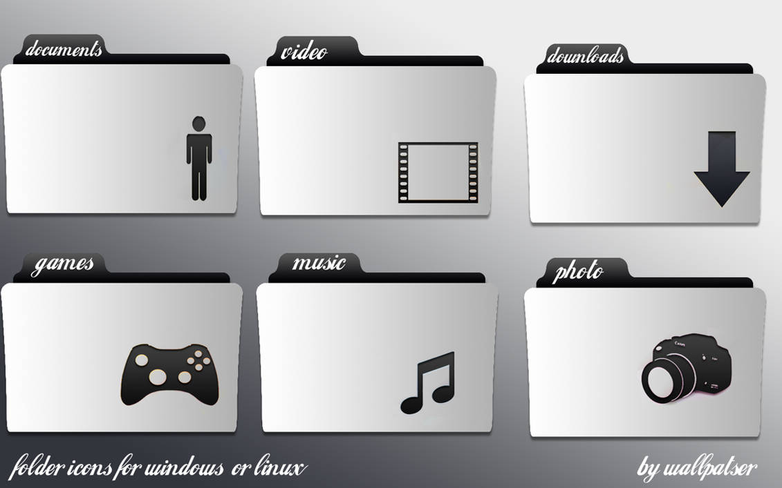 folder icons by wallpatser on DeviantArt