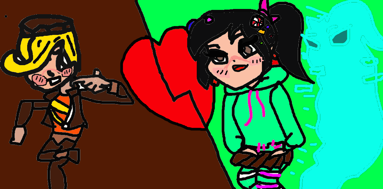 rancis and vanellope by disneymickeygirl459 on DeviantArt