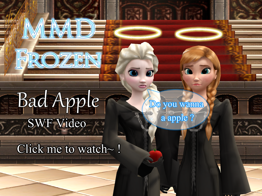 MMD Frozen - Elsa and Anna - Bad Apple by LordBlackTiger666 on DeviantArt