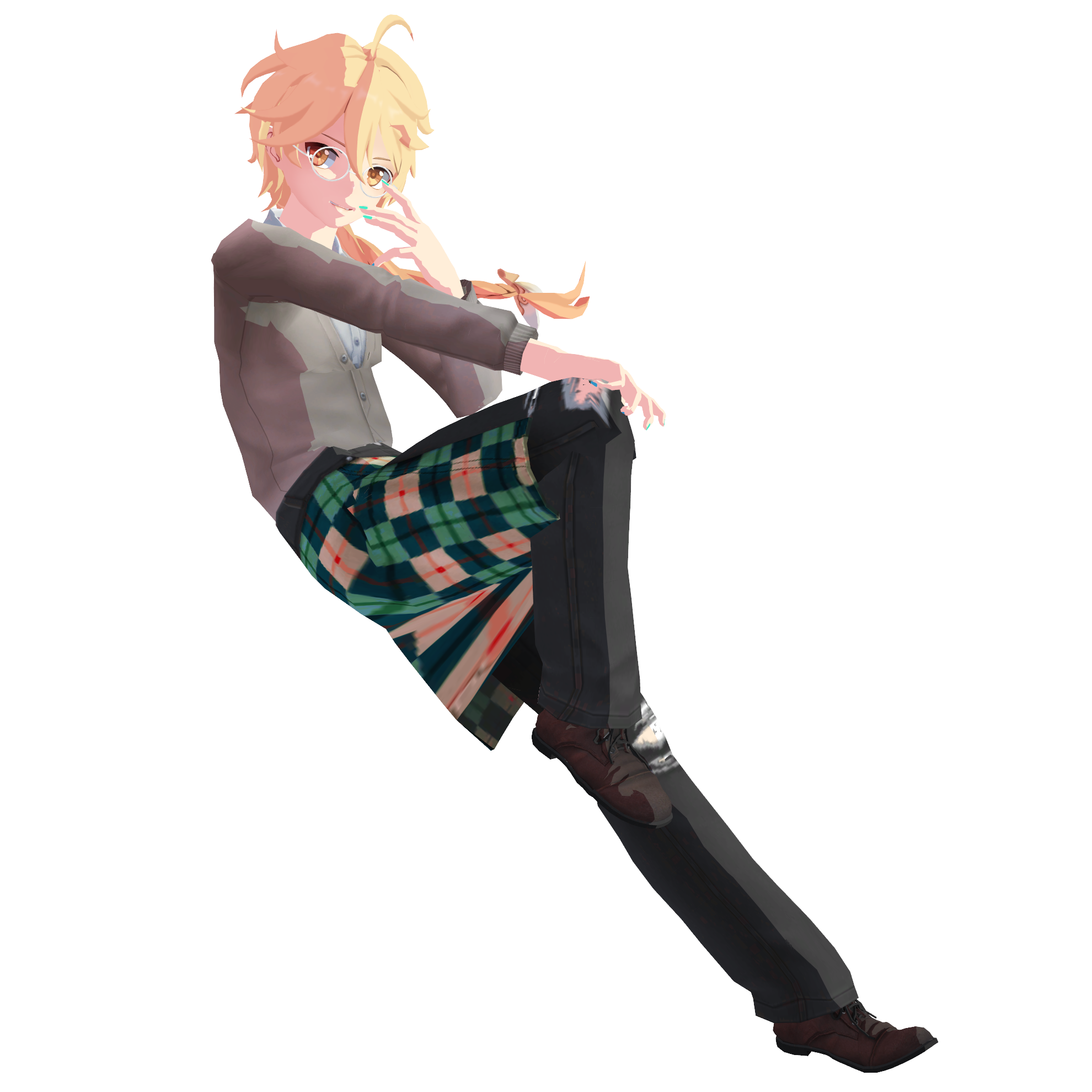 MMD | Genshin Impact | Casual Aether by Erosauri on DeviantArt