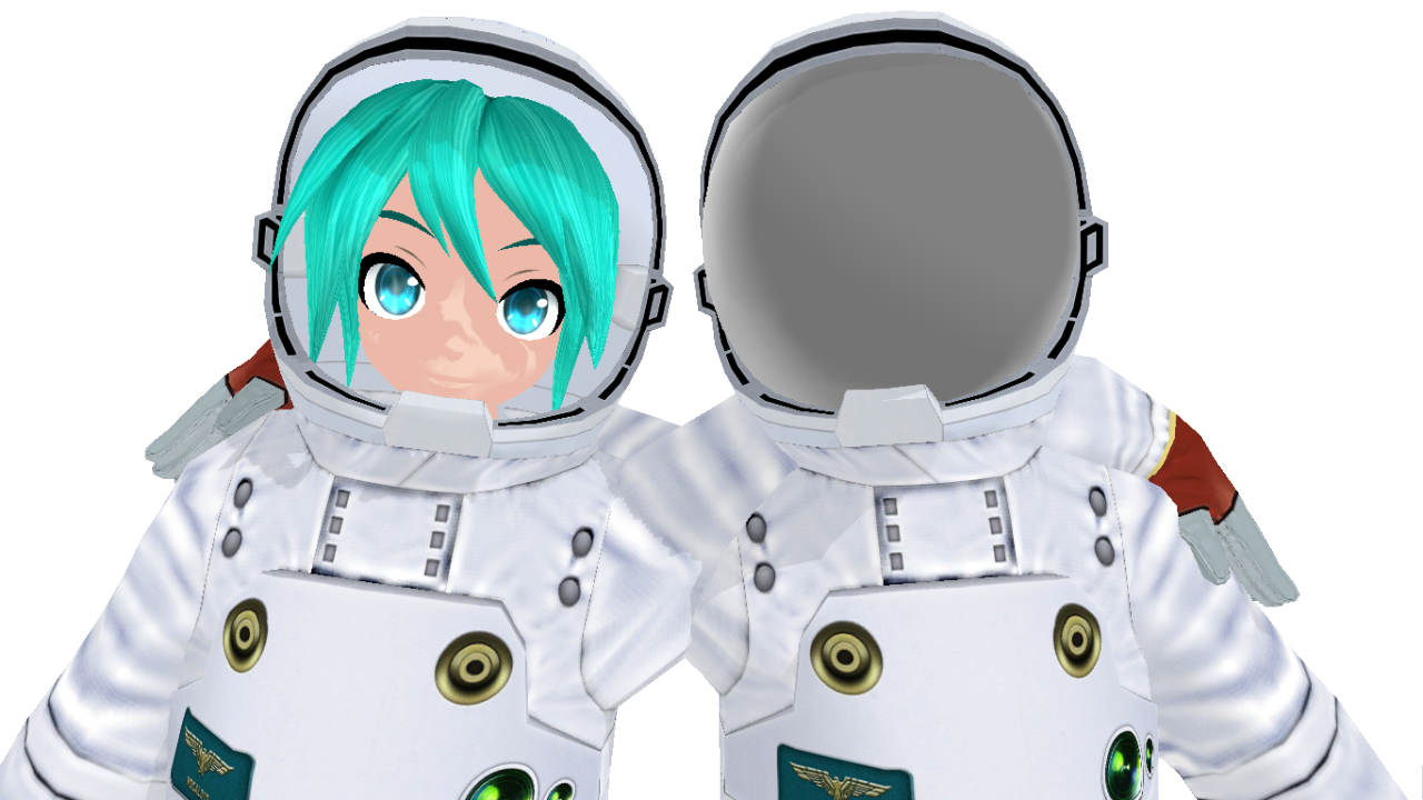 DT2nd Space Suit And Space Suit Miku DL by minmode on DeviantArt