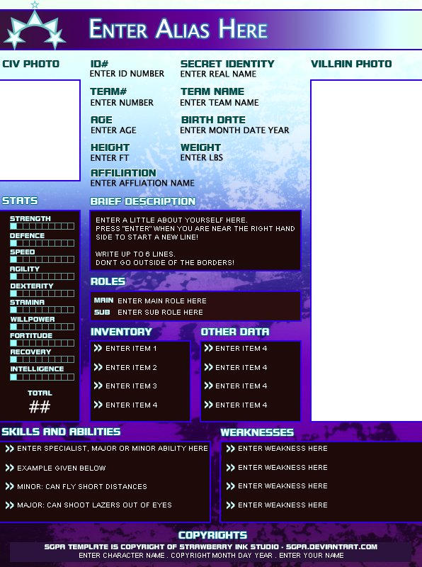 SGPA - NEW Villain Template by Meibatsu on DeviantArt