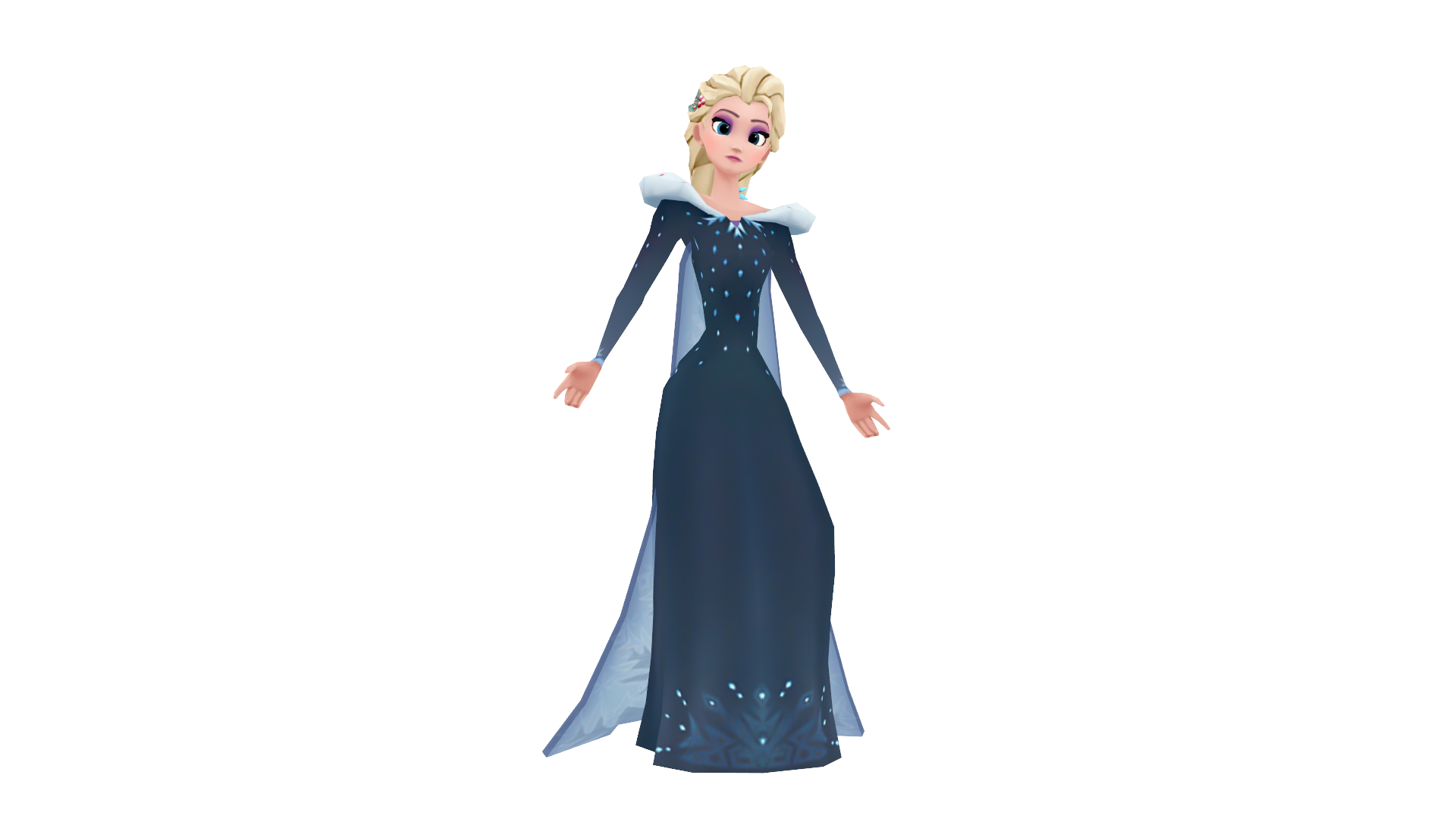 Frozen - model 3D - Elsa - dl - mmd by houstpen on DeviantArt