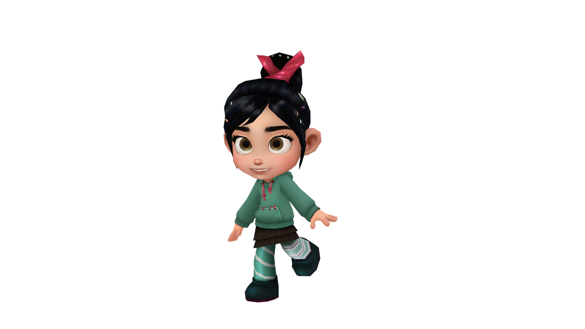 Wreck-It Ralph - model 3D - Vanellope - dl - mmd by houstpen on DeviantArt
