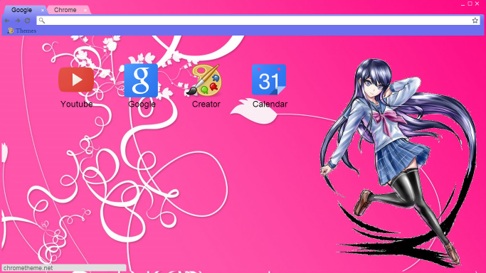 Sayaka Chrome Theme by CelestiaTLudenberg on DeviantArt