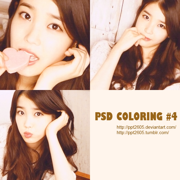 PSD Coloring #4 - IU by ppt2605 on DeviantArt