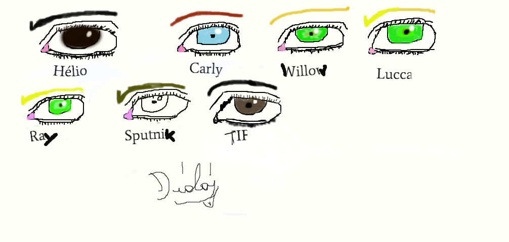 Some OC's eyes :3 by Duda-11 on DeviantArt