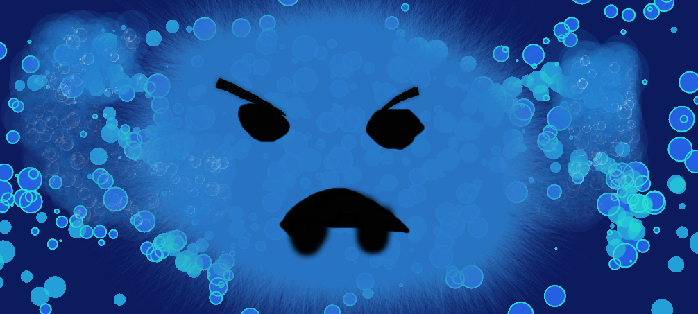 Blue Fuzzy Monster!!!!! by SilverLunaLilly on DeviantArt