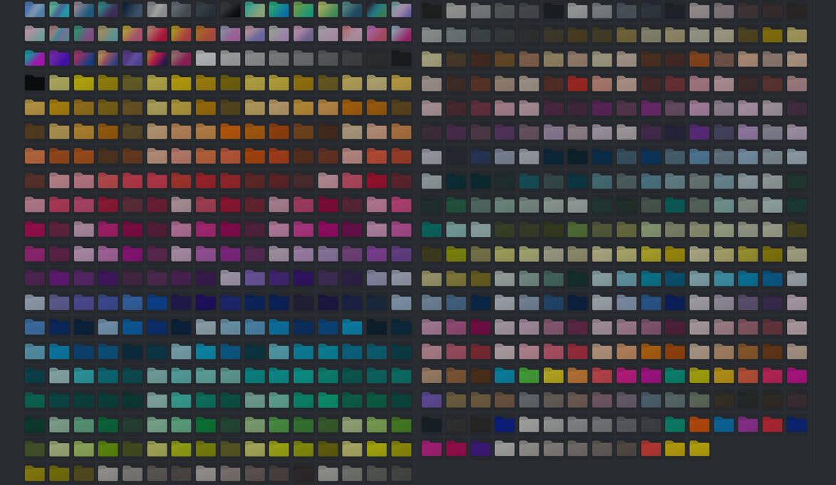 Windows 11 Colored Folder Icons 620 Diverse Colors by deemzbeanz on ...