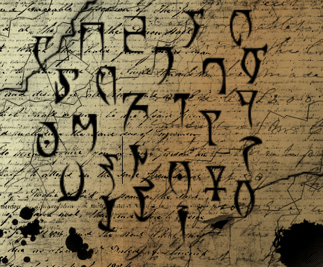 Daedric Alphabet by mikhi on DeviantArt