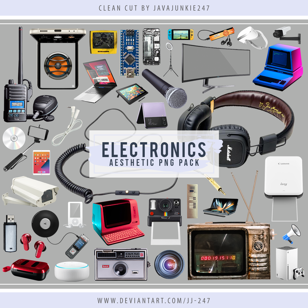 Electronics Aesthetic PNG Pack by JJ-247 on DeviantArt