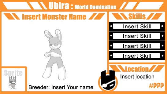Fakemon Template by Illeander on DeviantArt