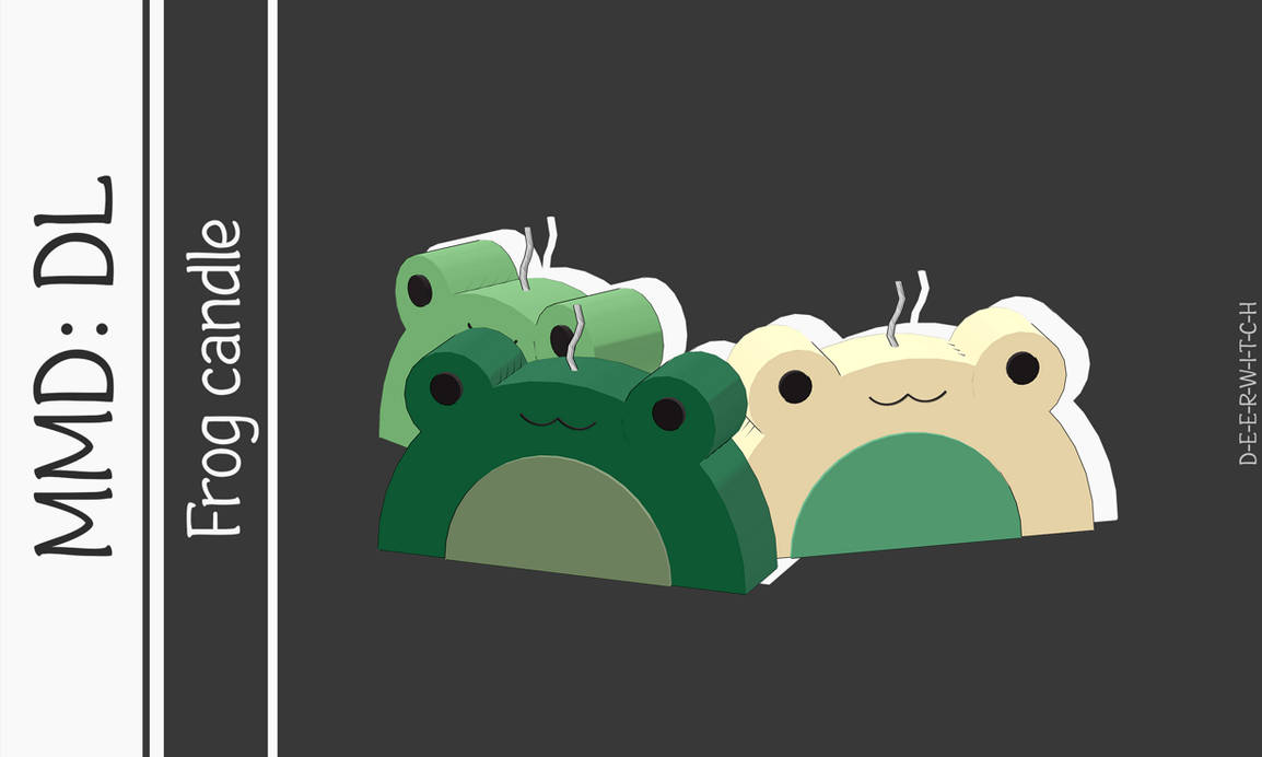 |MMD||DL| Frog candle by D-E-E-R-W-I-T-C-H on DeviantArt