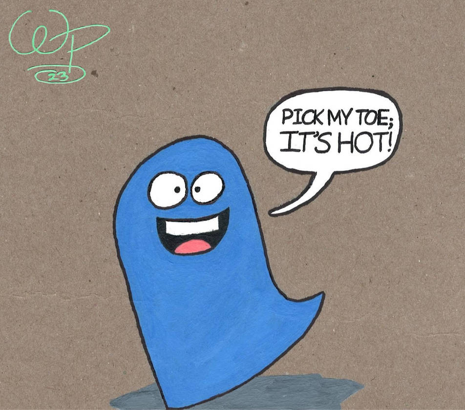 Pick my toe, it's hot! by WritePillar on DeviantArt