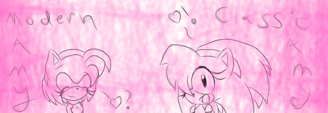 Classic And Modern Amy Rose by SonicFan517 on DeviantArt
