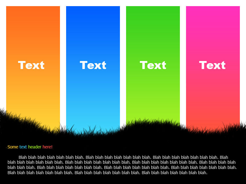 Colorful Template by AraxNisanu on DeviantArt